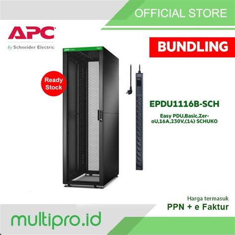 Apc Rack Server 42u Easy Rack 600mm 1200mm Er6222 Pdu 16a