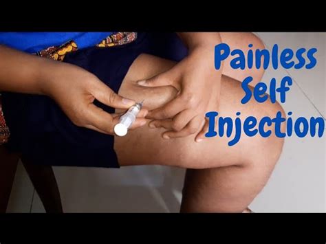 Intramuscular Injection Thigh