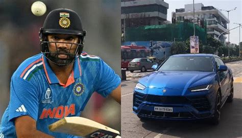 Three Traffic Fines To Rohit Sharma For Rash Driving On Mumbai Pune