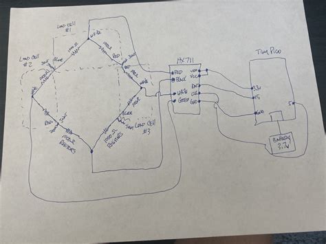 Hx711 Wiring And The Tinypico Esp32 Details