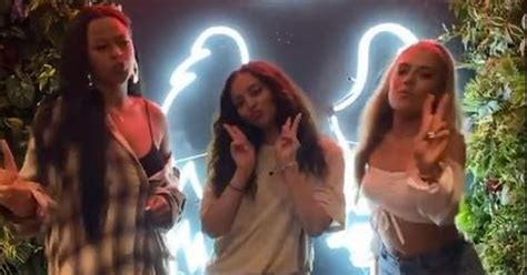 Jade Thirlwall Parties At Her South Shields Bar As Act Sing Little Mix