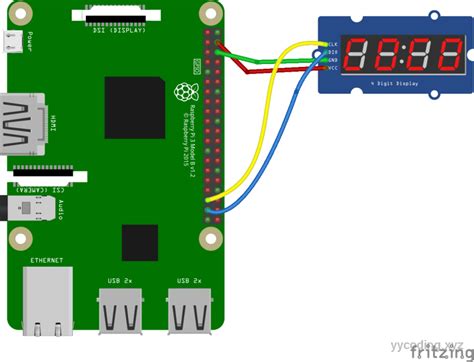 Net Core Iot 驱动 Tm1637四位数码管 Yycoding 记录编程点滴