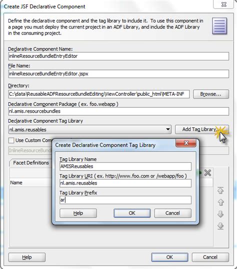 Creating Reusable Adf Library With Generic Live Resource Bundle Editing Functionality And