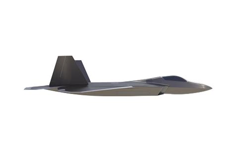 F 22의 보기 옆에 미국 군 전투기 흰색 배경 3d 렌더링 상업용 항공기에 대한 스톡 사진 및 기타 이미지 상업용 항공기
