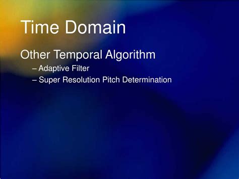 Ppt An Overview Of Pitch Detection Algorithms Powerpoint Presentation