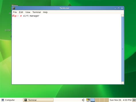 suse linux enterprise 11 sp4 kvm create virtual machine 2 server
