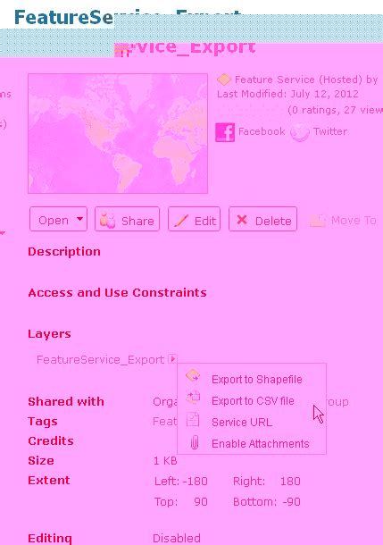 Solved Export Features From Arcgis Online Esri Community