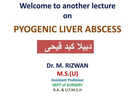 Pyogenic Liver Abscess Convertedpdf240824 Ppt Free Download