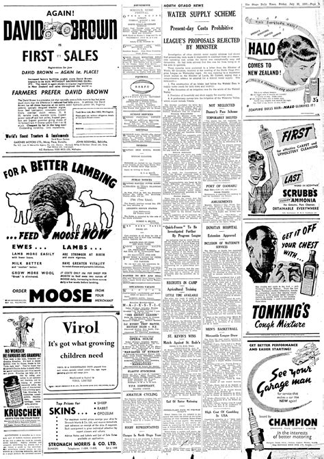 Papers Past Newspapers Otago Daily Times 28 July 1950 Page 3