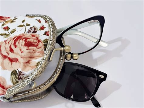 Dual Eyeglasses Case Eyeglasses Case Double Pockets Eyeglass Etsy