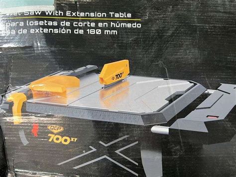 Qep 7 Tile Wet Saw W Extension Table In Box Earls Auction Company