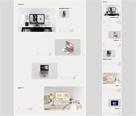 Web Design Portfolio Website Portfolio On Behance