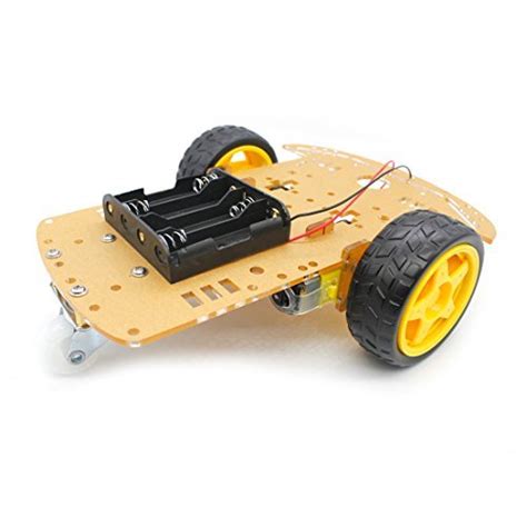 Yikeshu 2wd Smart Robot Car Chassis Kit With Speed Encoder Battery Box