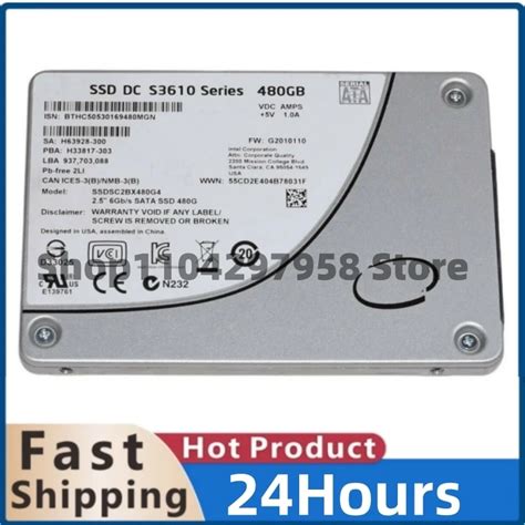 For Intel Dc S3610 Series 480gb Sata Iii 6g 25 Ssd Ssdsc2bx480g4