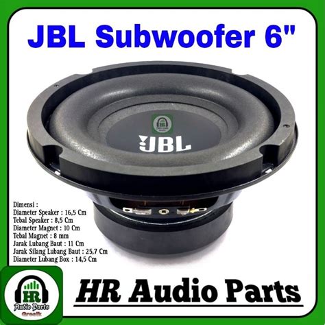 Jual Speaker Subwoofer JBL 6 Inch 100W 4R Woofer 100Watt 4Ohm 6 Inchi