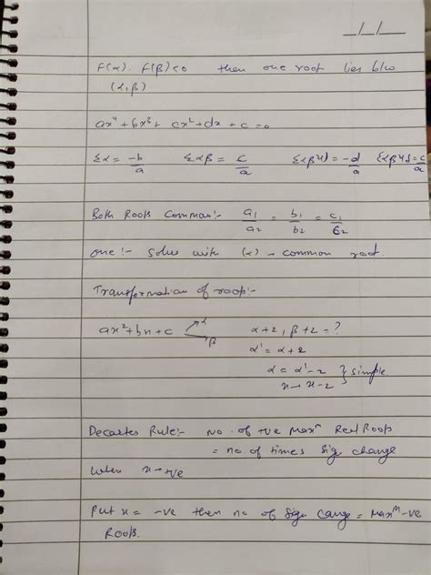 Sequence And Series And Quadratic Equations Short Notes Upvote For