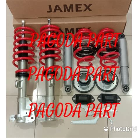 Jual PAKET SHOCK COIL OVER JAMEX ADJUSTABLE CEPER TINGGI RUSH 04 17 DPN