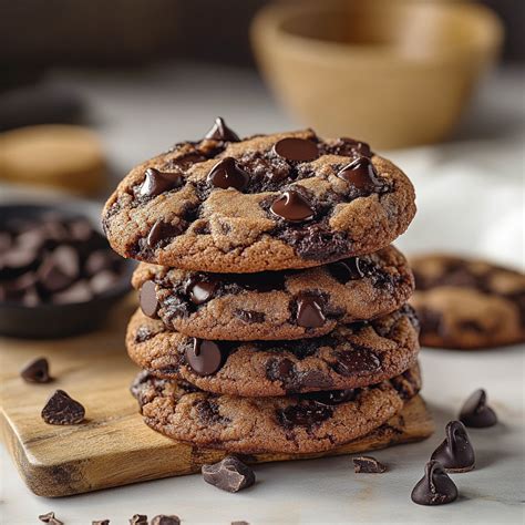 Indulgent Dark Chocolate Chip Cookies