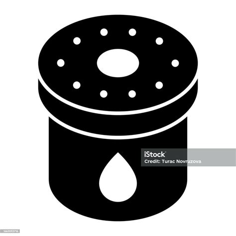 자동차 오일 필터 솔리드 아이콘입니다 자동차 필터 액체 벡터 그림은 흰색으로 분리되어 있습니다 자동 엔진 필터 글리프 스타일 및 응용 프로그램을 위해 설계되었습니다 에피소드