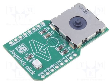 Joystick Click Mikroe Click Board Prototype Board Comp As5013 N50p105 Joystick Mikroe