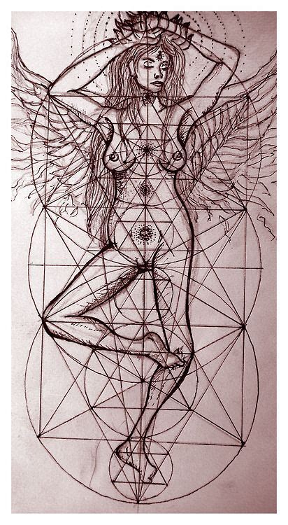 Nude With Sacred Geometry Art By Jasmin Powell Like Us On Https Facebook Suryainkfam