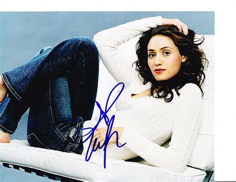 Shamless Emmy Rossum Signed Sexy Posed 8x10 Collectible Memorabilia