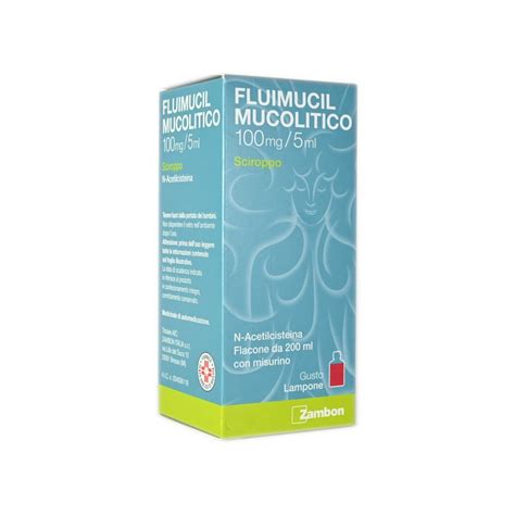 Fluimucil Mucolitico 100 Mg 5ml Sciroppo 200 Ml