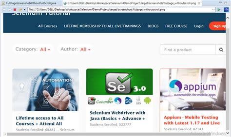 How To Take Full Page Screenshot Of Full Scrolling Web Page
