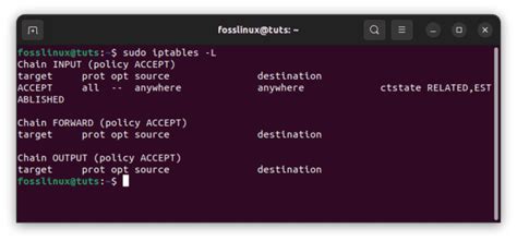 How To Configure Iptables On Ubuntu Foss Linux