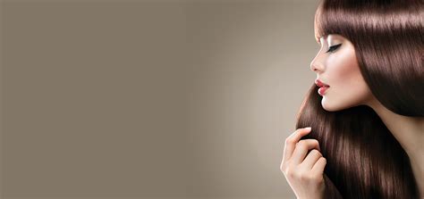 Beautiful Woman With Long Smooth Shiny Straight Hair Hairstyle