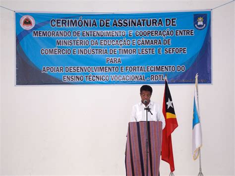 Ensino Secundário Técnico Vocacional Em Expansão Em Timor Leste