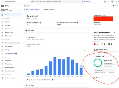 Google Cloud Credits Balance GSuite Solved