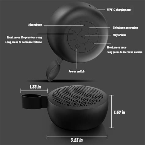 Bluetooth Speaker Bluetooth 5 0 Colorful Streamer Mini Audio Outdoor