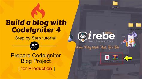 50 prepare codeigniter 4 blog project for production youtube