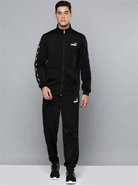 Buy Puma Men Navy Black Colourblocked High Neck Casual Regular Fit