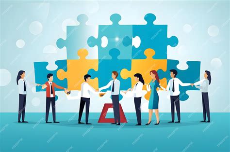 Premium Photo Teamwork For Innovation And Problemsolving