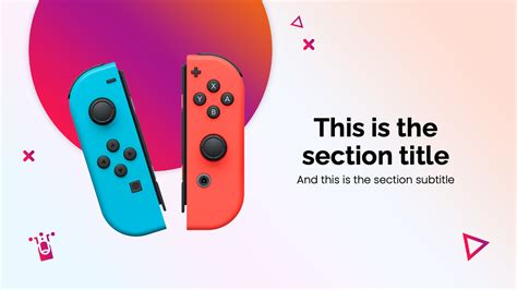 free nintendo switch powerpoint template prezentr