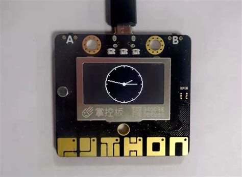 8 数字模拟时钟 mPython掌控 2 2 0 documentation