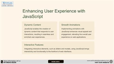 Revolutionizing User Interactions The Role Of Javascript In Web Development Pptx