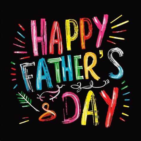 Happy Father Day Greetings Premium Ai Generated Image