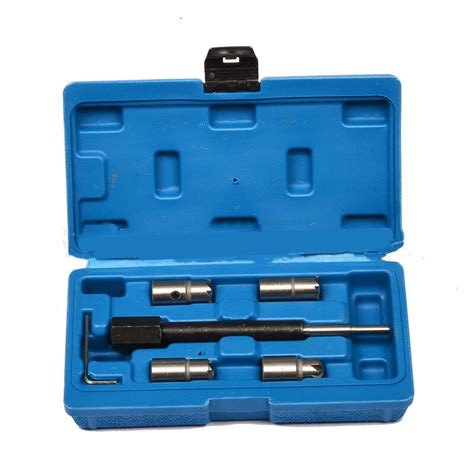 5pcs Diesel Injector Seat Cutter Tool Set Cleaner Vicedeal