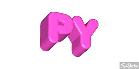 py word animated logo designs