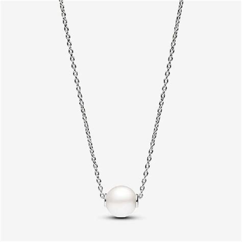 Pandora Treated Freshwater Cultured Pearl Collier Necklace 45cm