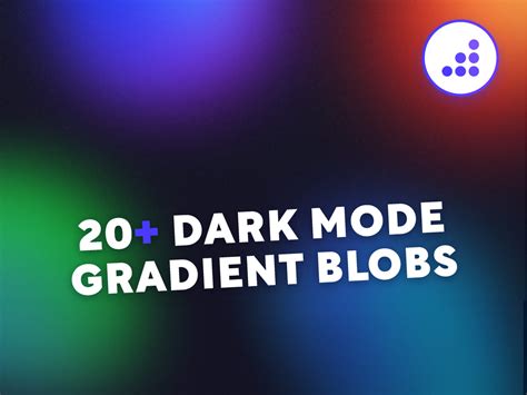 Dark Mode Mesh Gradient Blobs Brix Templates Uibundle