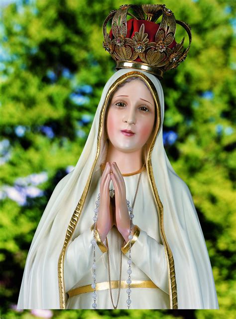 Our Lady Of Fatima 8x10 Picture Le Canada A Besoin De La Sainte Vierge
