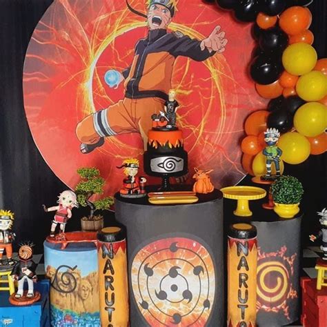 Pin De Marian Contreras Em Fiesta Naruto Aniversário Naruto Festa