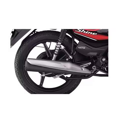 Honda Shine 100 Standard Black With Red On Emi Bajaj Mall