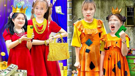 Rich Mother Vs Poor Mother Together To Save Her Daughter Funny