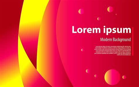 추상 빨간색과 노란색 액체 색 유체 그라데이션 배경 Ai Eps Uidownload