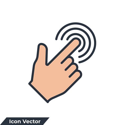 Virtual Interactive Control Icon Logo Vector Illustration Control